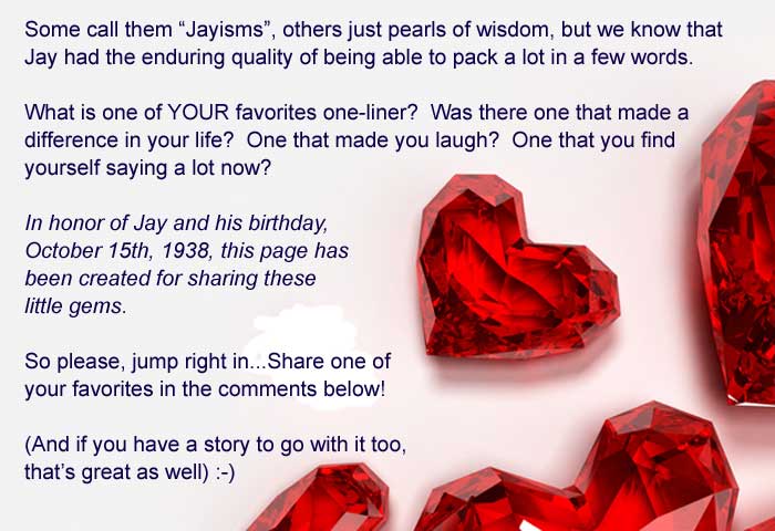 Favorite Jay Quotes | Loving Like God